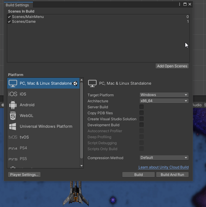 Loading Scenes in Unity. After that Drag in the Galaxy… | by Xavier ...