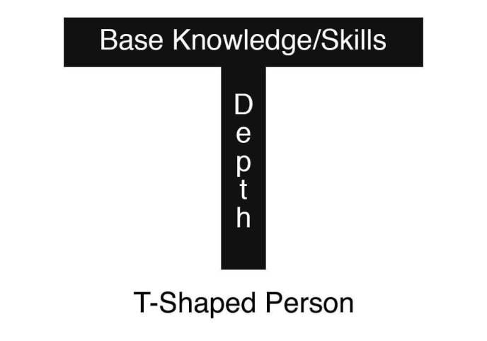 What is a T-Shaped developer ?. Full Stack, Frontend, Backend… | by DavidMM | Quick Code | Medium
