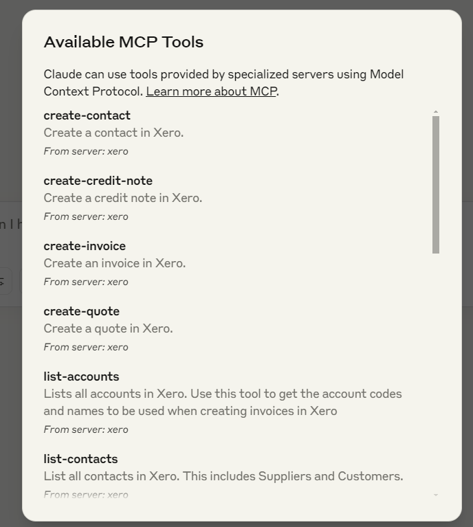 A real world practical use case of MCP with Xero | by Chris Dunlop ...
