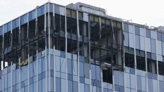 Drones Strike Moscow, Hit High-Rise Building - Nrup Chauhan - Medium
