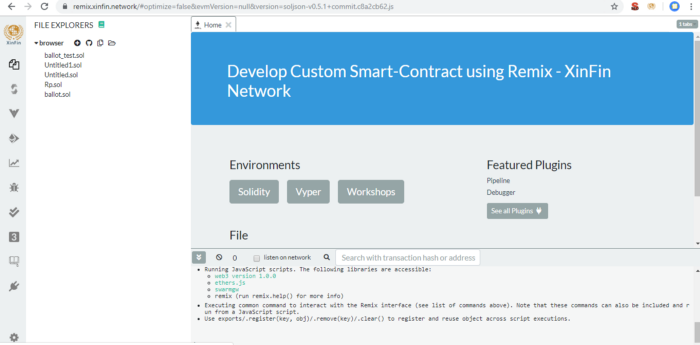 How to Create and Deploy Smart Contracts on the XDC Network | by Antonioshehu | Medium