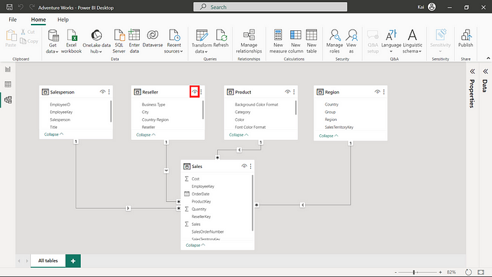 Data Model View in Power BI. This is a beginner’s guide to… | by ...