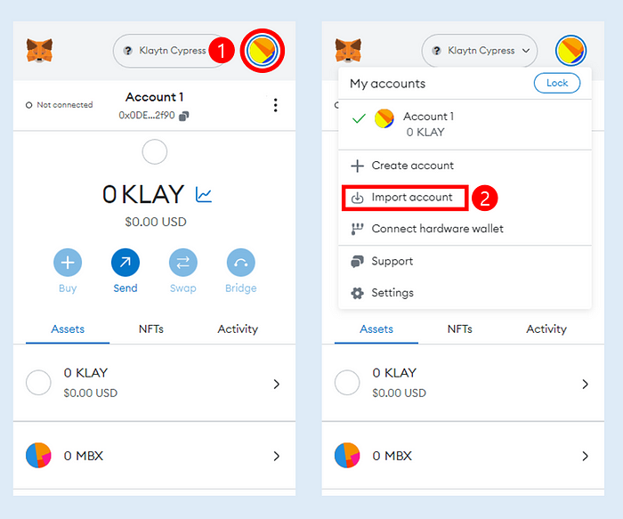 Guide on Importing Marblex Wallet to Metamask | by Shelley Mae | Medium