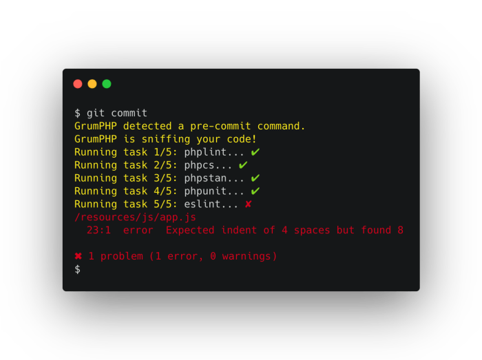 Git Hooks Check Code Quality And Unit Tests On Every Commit By 6045