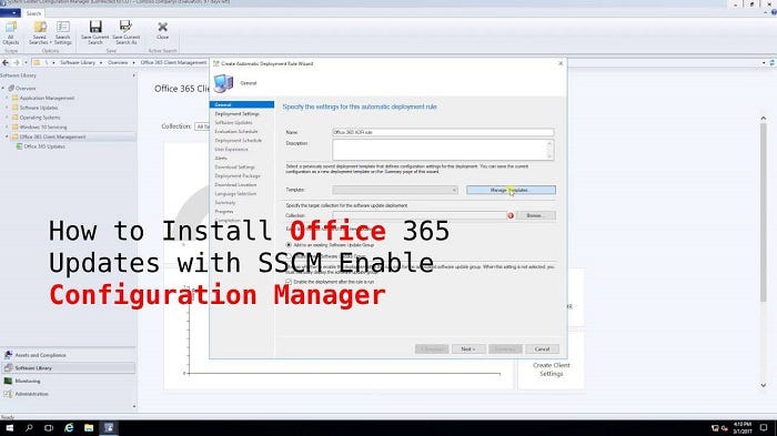 How to Install Office 365 Updates with SSCM Enable Configuration ...