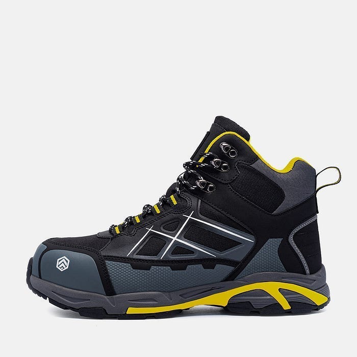 Comfortable Steel Toe Waterproof Protective Work Boots - LARNMERN - Medium