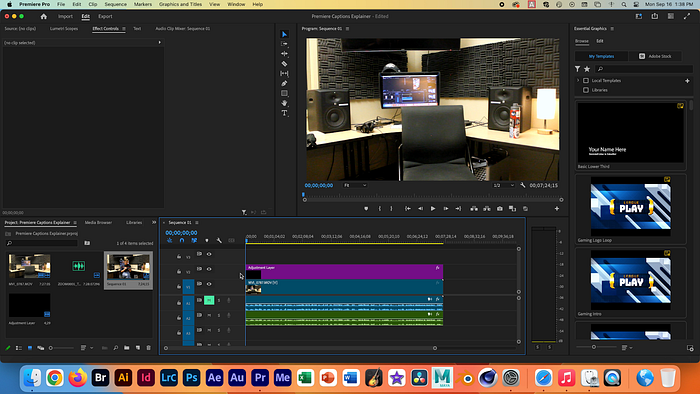 Premiere Pro: How to Create Captions & Move Them All At Once | by ...