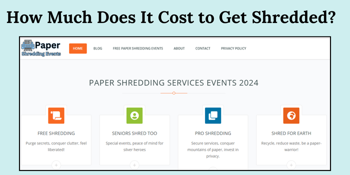 How Much Does It Cost to Get Shredded? A Comprehensive Guide | by ...