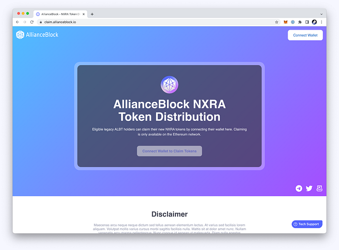 AllianceBlock Nexera Token Distribution Portal Guide | by Dolphincar ...