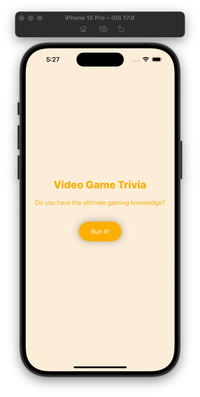 An ios Trivia App. Building a Trivia Game App in Xcode | by David Wheeler | Medium