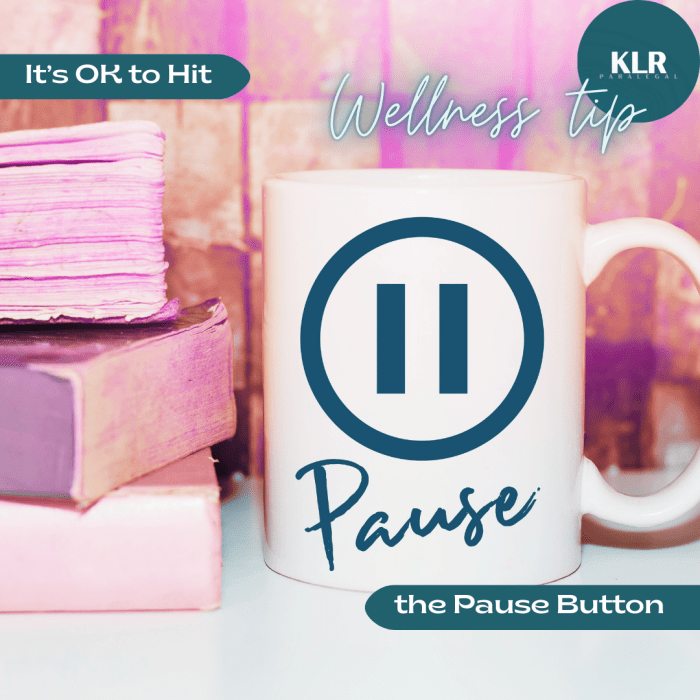 Hit the Pause Button. The Power of Pause: Why Legal… | by Kelli ...