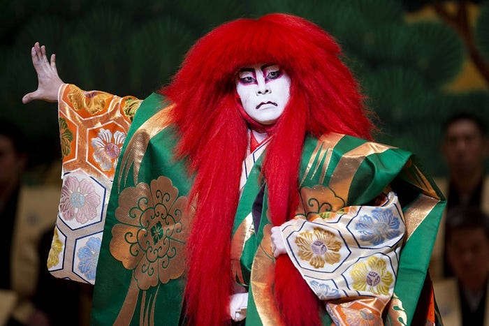 Japanese Kabuki. Kabuki is a traditional form of… | by Martin Giles ...