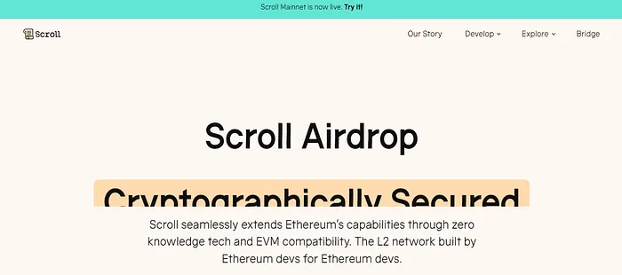 How to Claim the Scroll Airdrop: Step-by-Step Guide | by Ether Updates ...
