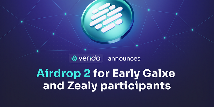 Verida Mengumumkan 2.200.000 VDA Airdrop 2 untuk Peserta Awal Kampanye Galxe dan Zealy | by ...
