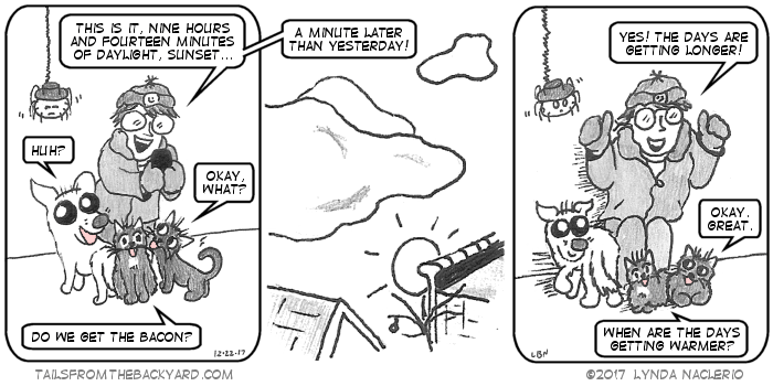 The Days Are Getting Longer!. https://tailsfromthebackyard.com/2017/12 ...