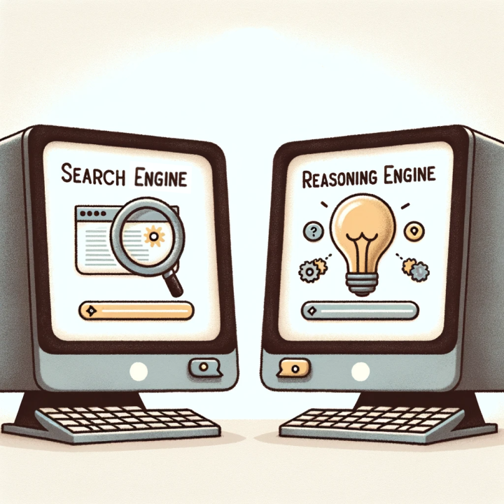 Reasoning Engine vs. Search Engine | by Visualwebz | Medium