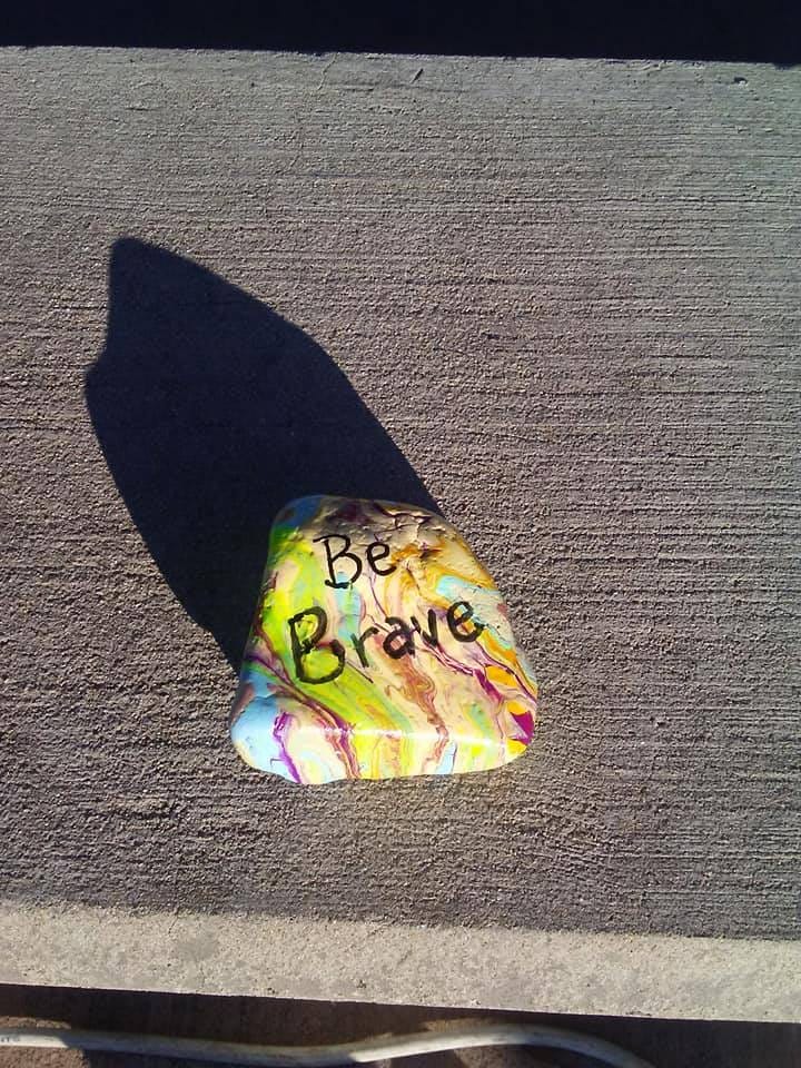 Brave. What a Painted Rock Taught Me About… | by JoEllen Claypool | The ...