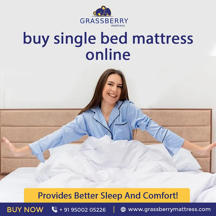 Get Your Perfect Single Bed Mattress Delivered Fast with Grassberry’s ...
