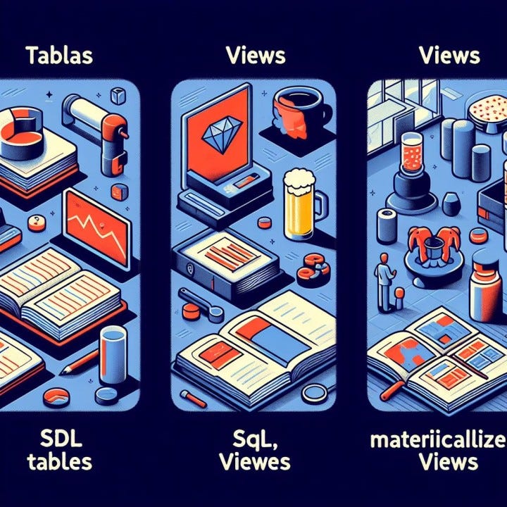 Differences between SQL Tables, Views, and Materialized Views! | by Ljscodex | Medium