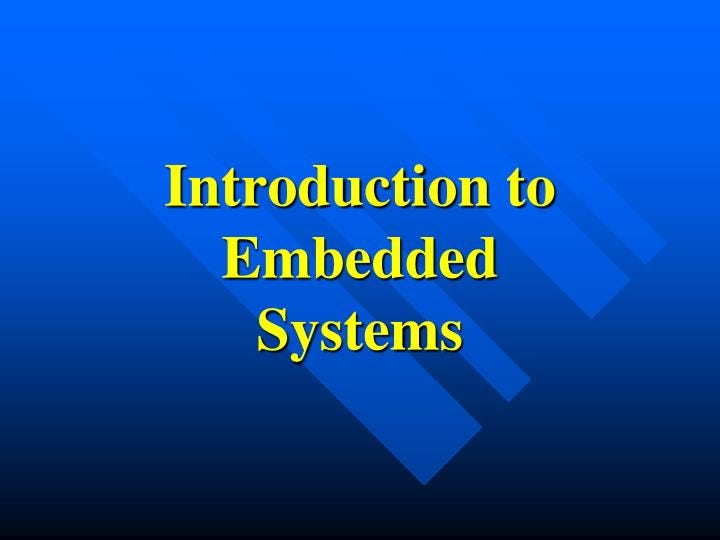 EMBEDDED SYSTEMS: AN INTRODUCTION | by Ca | Medium