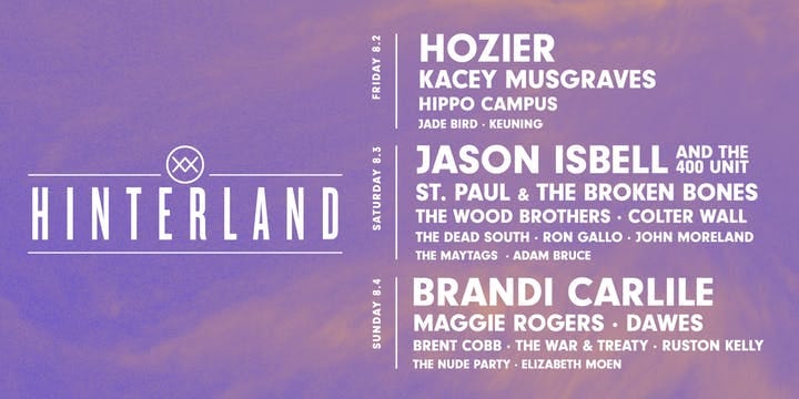 Official Hinterland Music Festival 2019 T Shirt — Hinterland Music ...