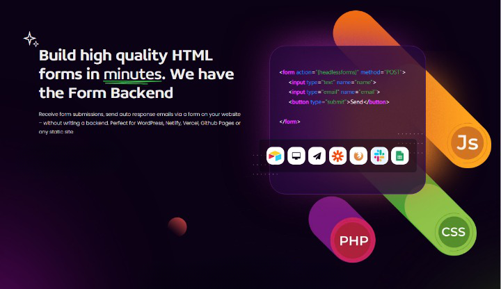 Professional HTML forms without writing a backend this fantastic tool. | by SoftwareAuthority ...