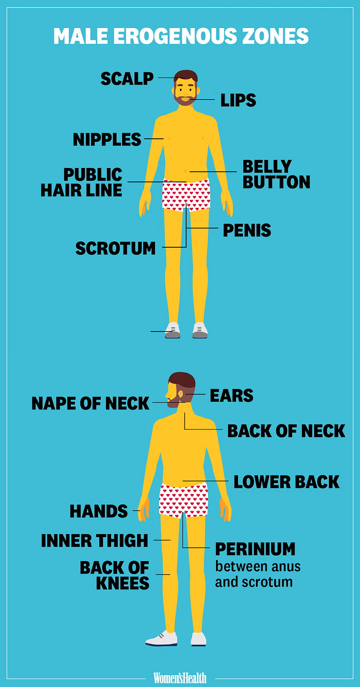 Everything You Need to Know About Erogenous Zones for Men and Women ...