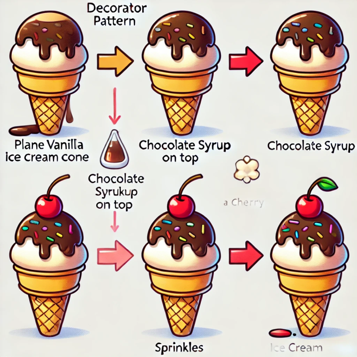 Mastering the Decorator Pattern: A Step-by-Step Visual Guide Using Ice ...