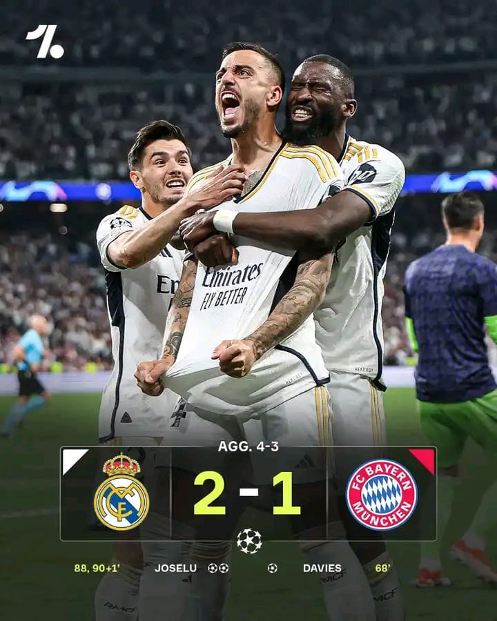 MADRID RALLIES LATE TO BEAT BAYERN 2–1 AND REACH ANOTHER CHAMPIONS ...