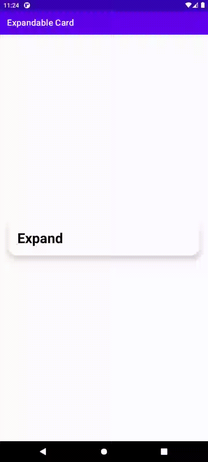 Android Simple Expandable Card View | by Akinkarayun | Medium