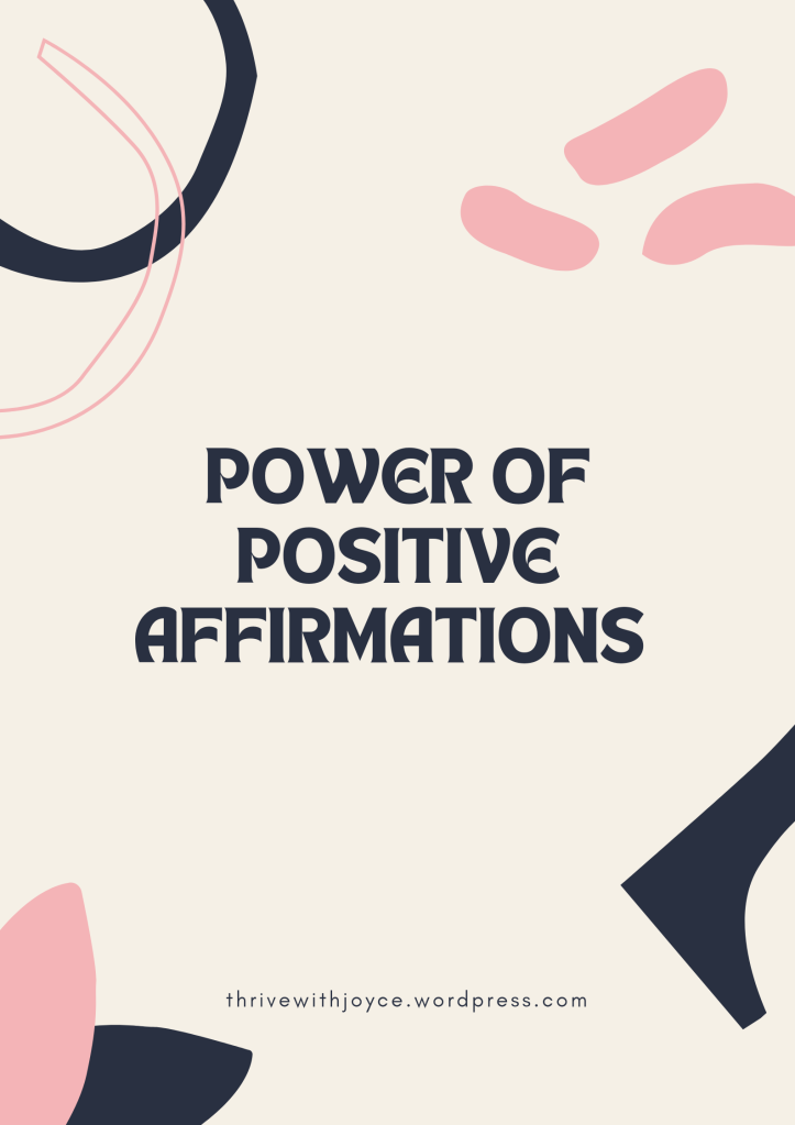Power of Positive Affirmations. Thr words we say each say has the power ...