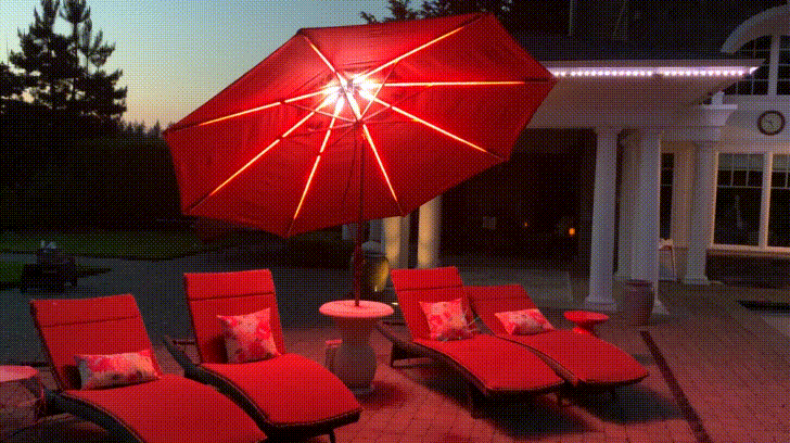 Fire Umbrella Is Perfect for Adding Dynamic Beauty to a Patio | by ...