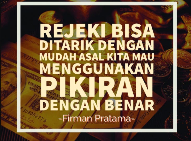 Syarat utama untuk bisa “Membuka Pintu Rejeki” dengan benar | by Firman ...