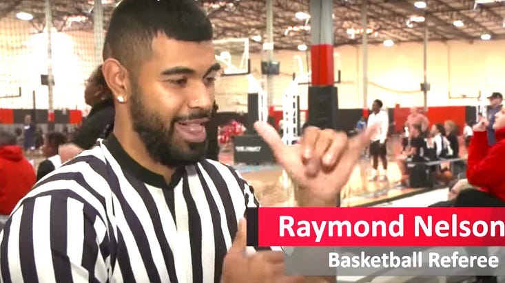 Raymond Nelson LA Basketball Referee Does Not Take Reactions To His ...
