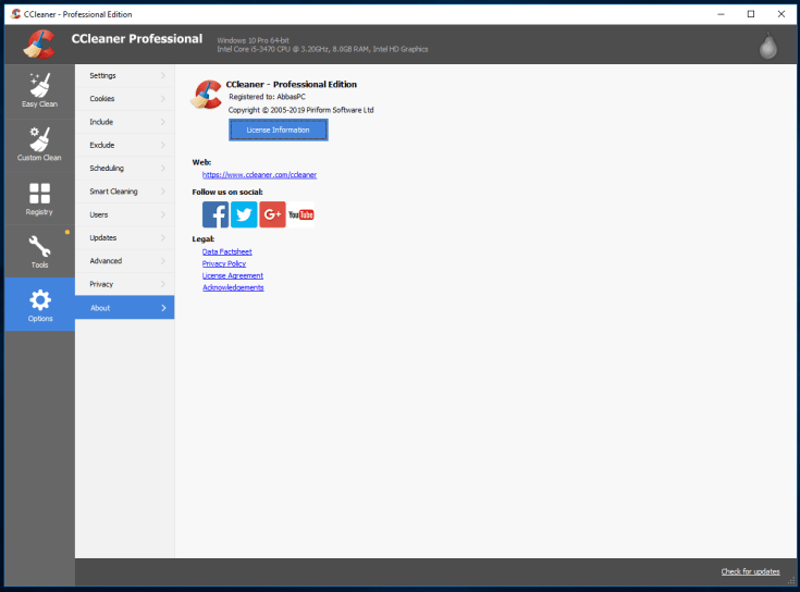CCleaner Professional 5.68.7820 with Keygen | by AbbasPC | Medium