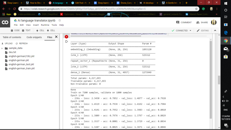 Creating an AI-based neural translator | by Manish Pawar | Medium