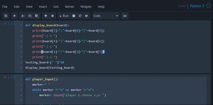 Naughts and Crosses with Python. With enhancing technologies, naughts ...