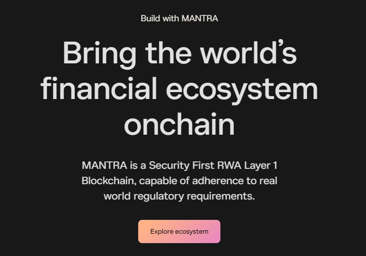 MANTRA: Bridging Traditional Finance and Cutting-Edge Blockchain Technology | by DeMan | Jun ...