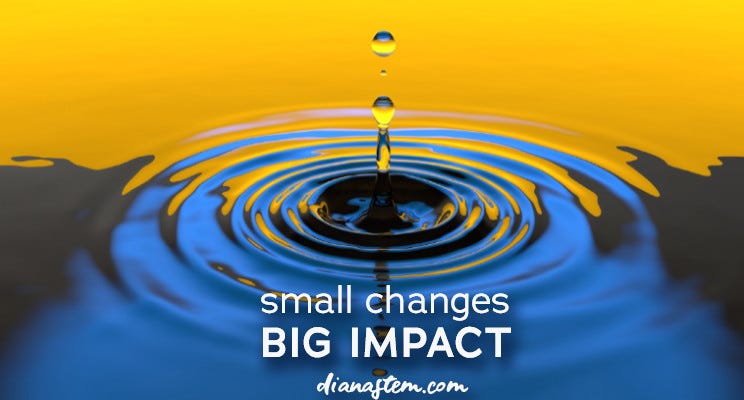 Small Change Big Impact - Rocky - Medium