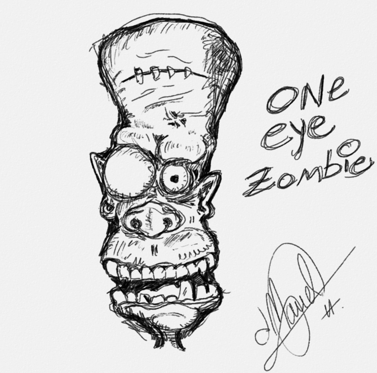One Eye Zombie Apes - Josep Manel Saperas Soldevila - Medium