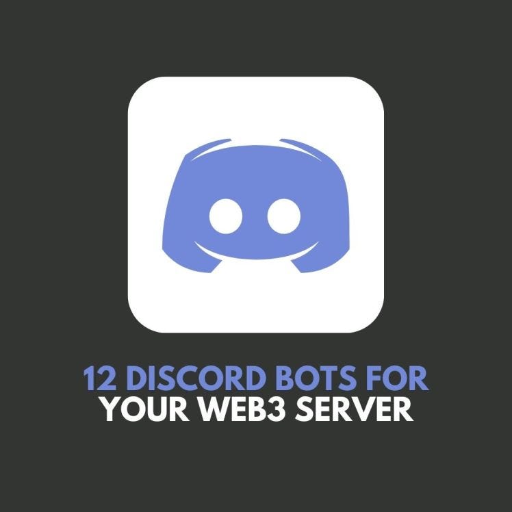 13 Discord Bots for Your Web3 Server by Category | by Retro Canvas | Medium