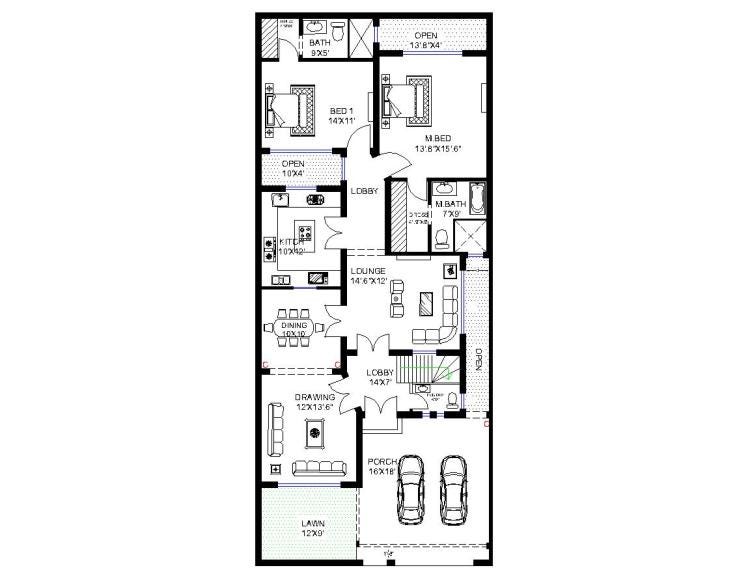 30'x70' House plan. Welcome to house plans | by Waseem | Medium