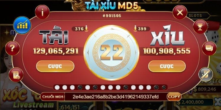 Kinh nghiem tai xiu Md5 co mot khong hai cho newbie 2024 | by Gocc | Medium