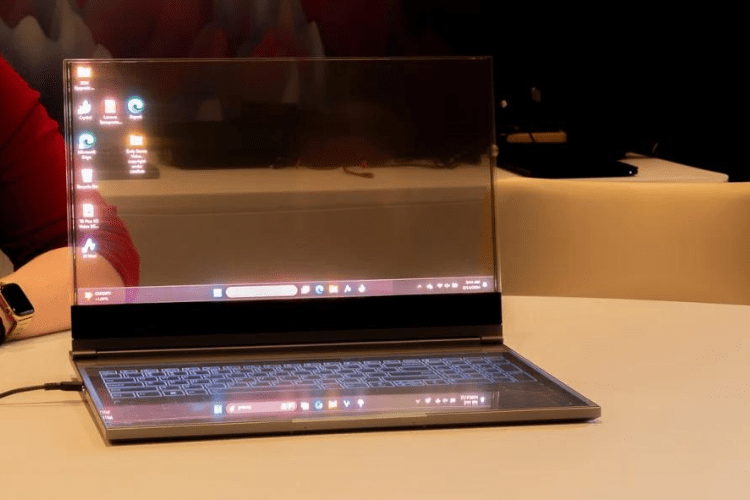 Lenovo unveils the world’s first-ever transparent laptop - Martin James ...