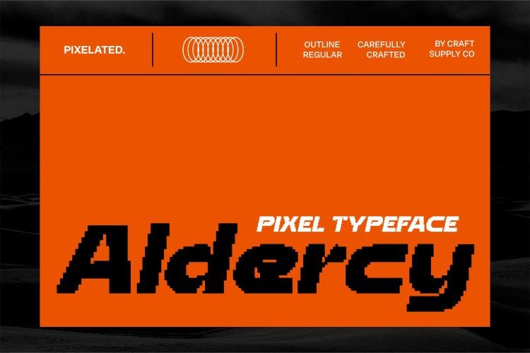 Exploring Pixel Fonts for Poster. Pixel fonts, with their retro ...