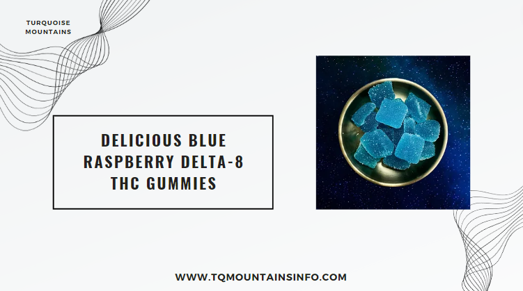Delicious Blue Raspberry Delta-8 THC Gummies | Medium