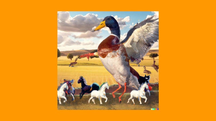 Would You Rather Fight 100 Duck-Sized Horses or 1 Horse-Sized Duck ...