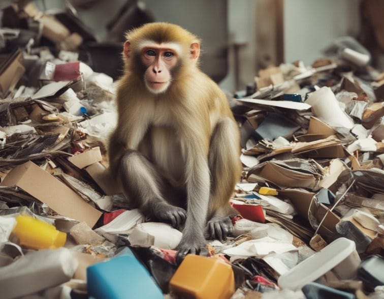 Are You Gonna Use That? — Greater Ape | by Mandy Franklin | Medium