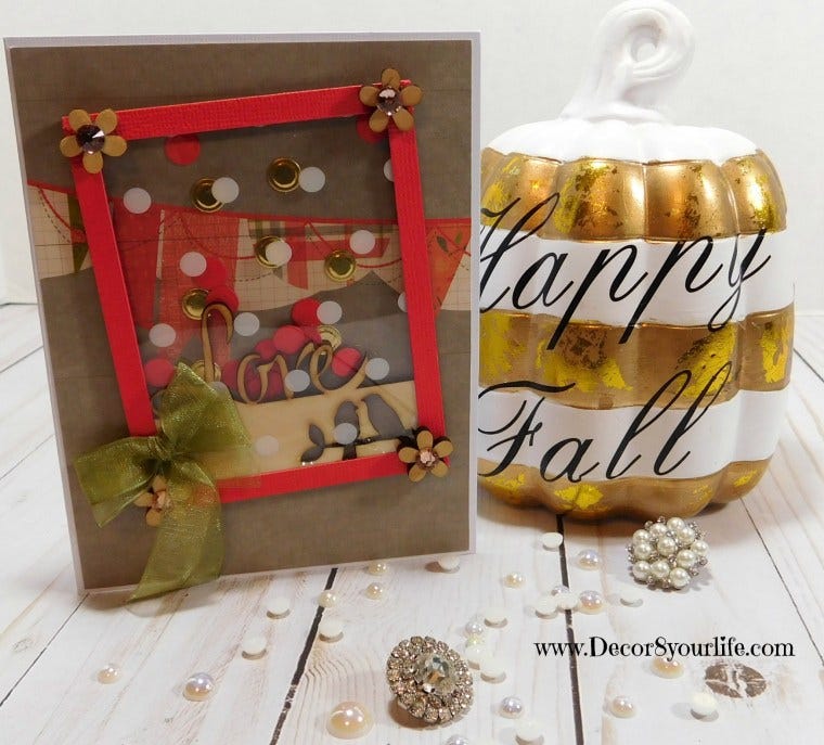 Shaker Card Tutorial | Spellbinders Card Kit Reviews and Tutorials | by ...