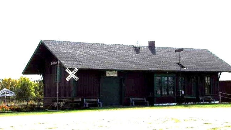 Historic Downing Railroad Depot in Missouri | Medium